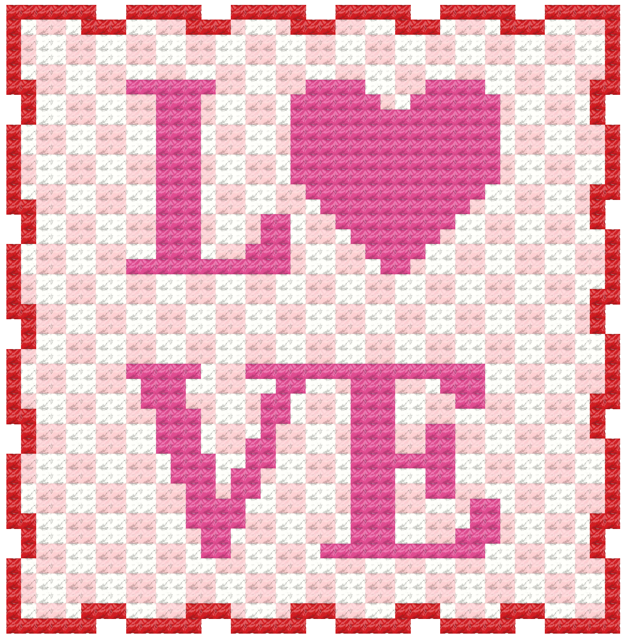 Free Valentine's Day Needlepoint Chart – Lake Shore Needlepoint Designs